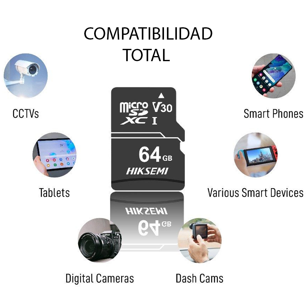TARJETA MEMORIA MICRO SD PARA VIDEO 128GB HIKSEMI - Rosarioseguridad.com.ar
