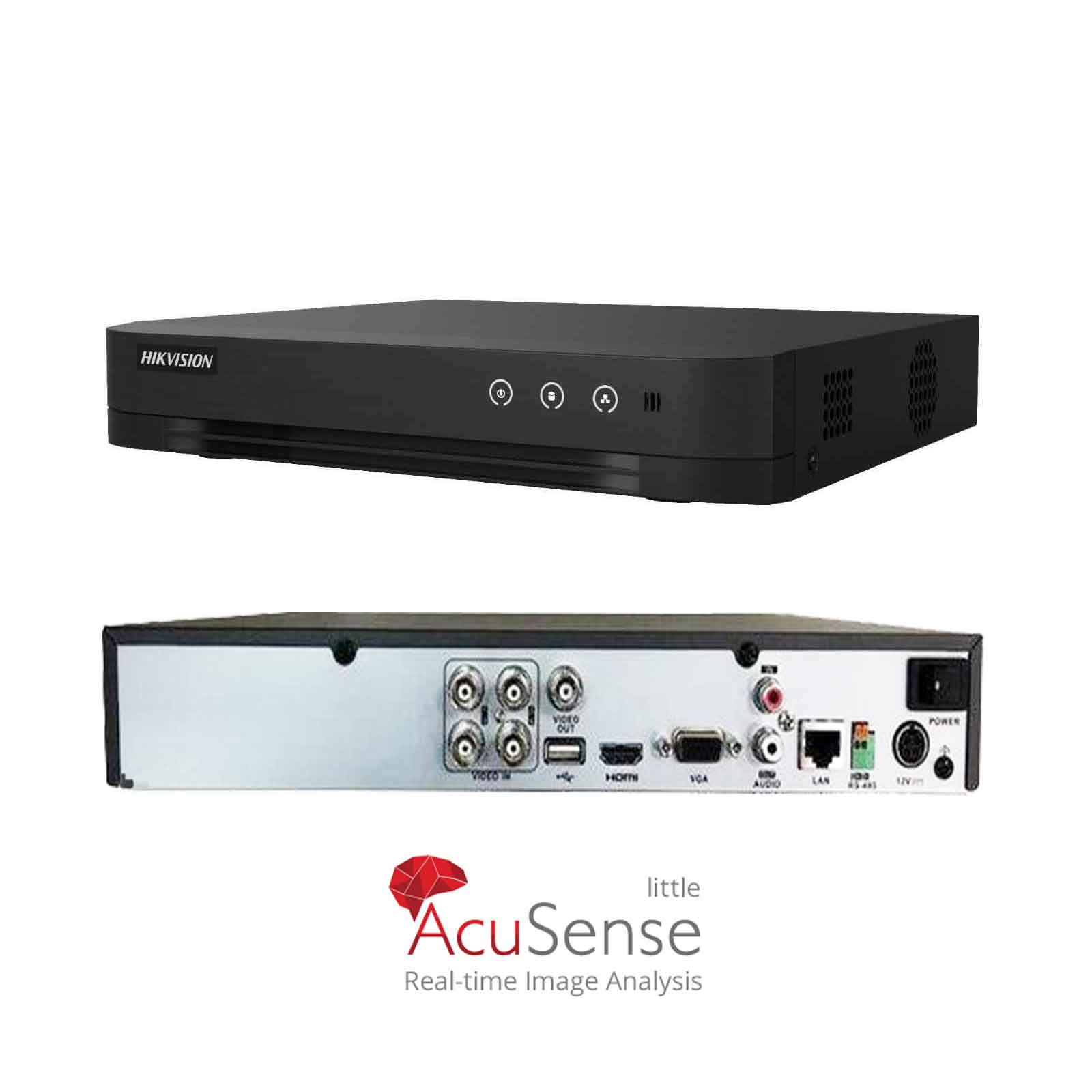 PACK HIKVISION DVR 4CH + 4 CAMARAS (5MPX) Hikvision - Rosarioseguridad ...