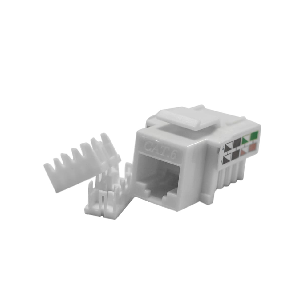CONECTOR JACK RJ45 CAT6 Guard - Rosarioseguridad.com.ar