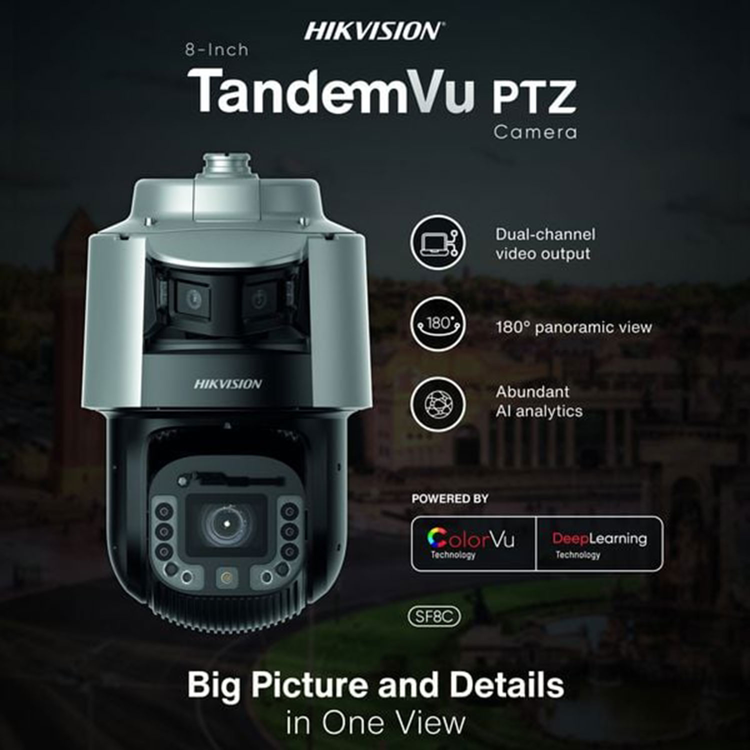 CAMARA IP TANDEMVU - DOMO PTZ (4MPX) tandemvu - Rosarioseguridad.com.ar