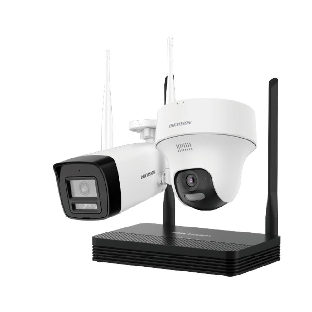 KIT NVS EASYLINK WIFI H.265 4 CANALES (2MPX) Hikvision ...