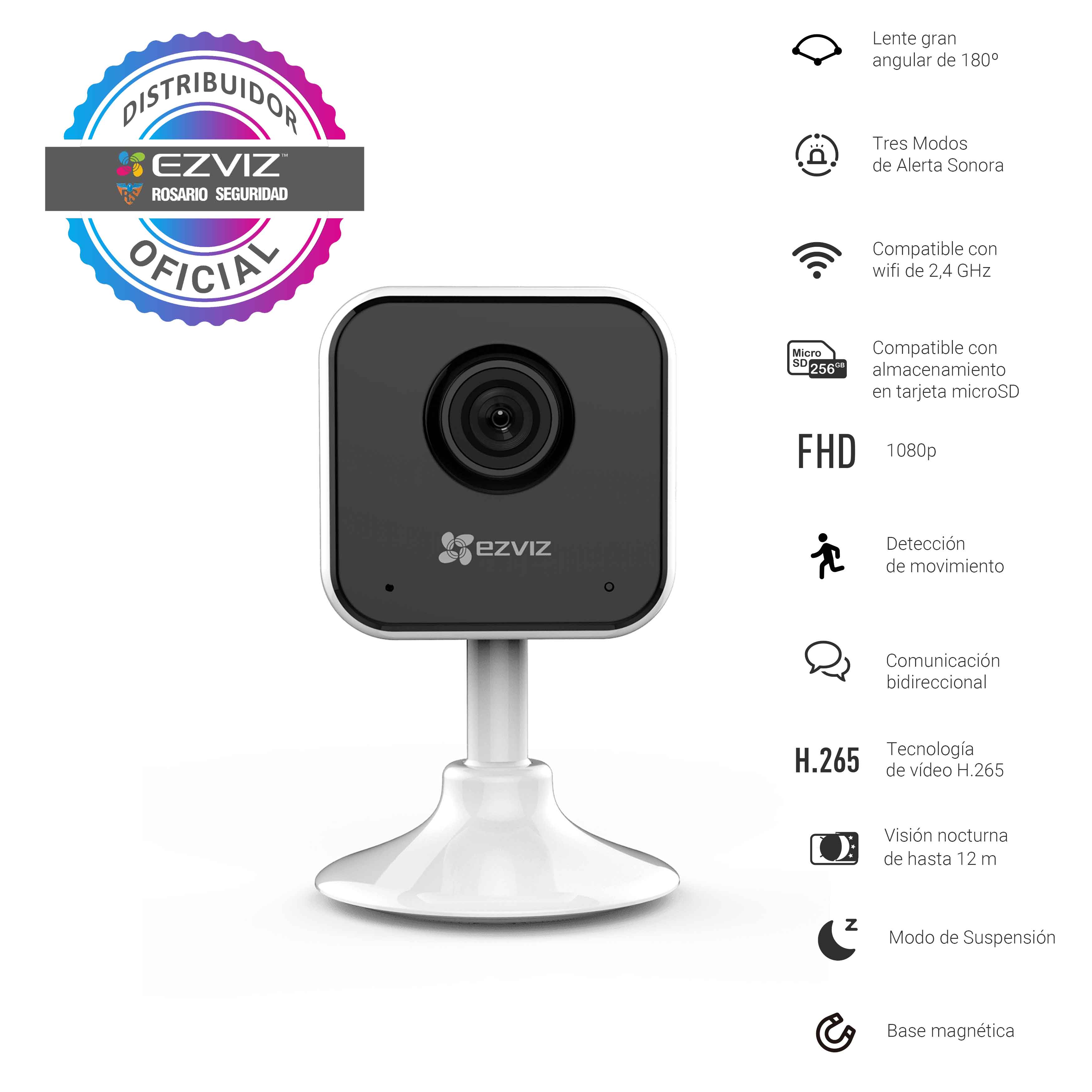 CAMARA EZVIZ IP WIFI INTERIOR (2MPX) EZVIZ - Rosarioseguridad.com.ar