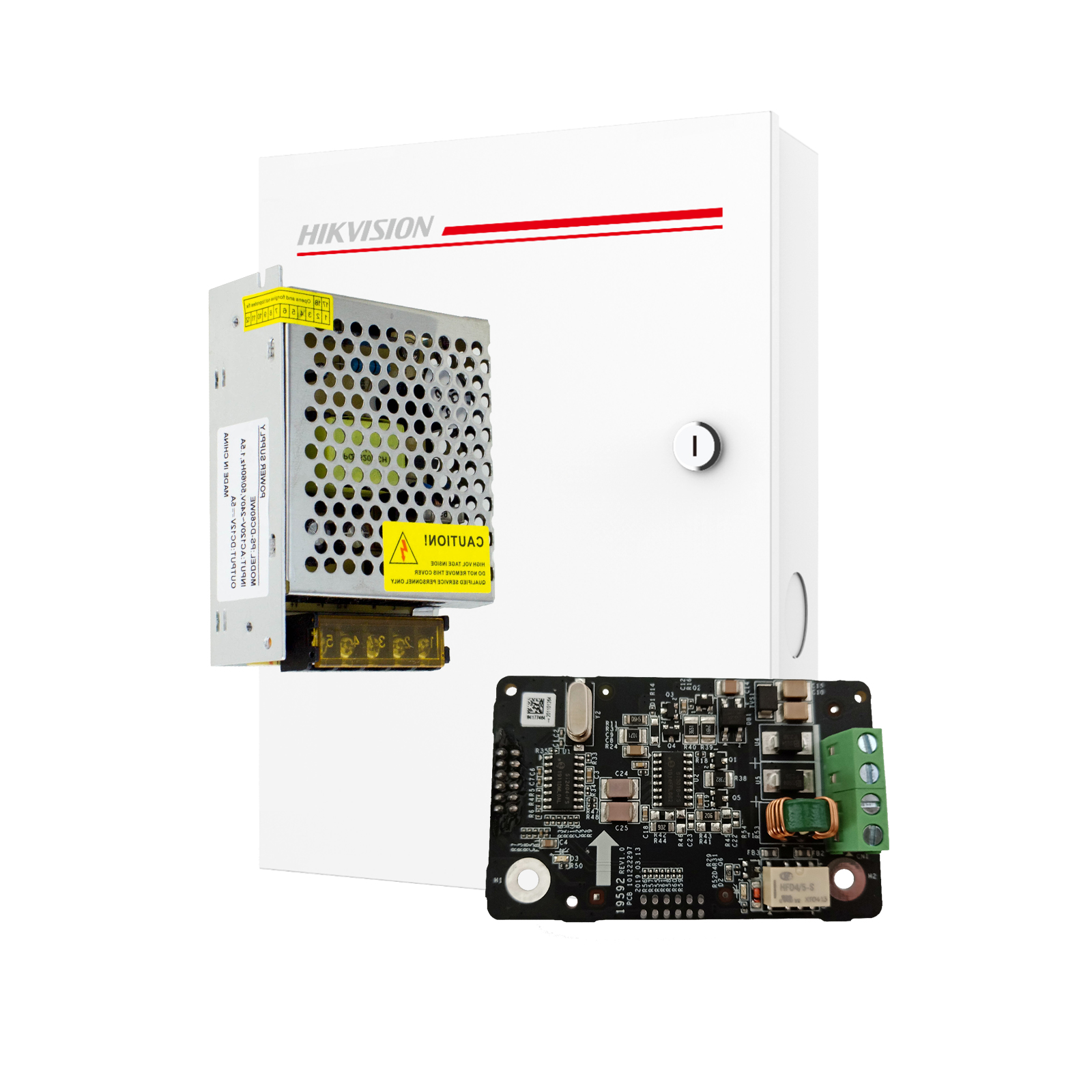 PLACA ALARMA 4 ZONAS C/FUENTE Y GABINETE - Rosarioseguridad.com.ar
